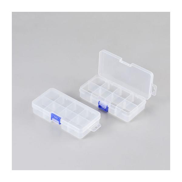 ■品番：PCー141■サイズ（外寸）：L140×W75×H27mm■重量：0.050kg■カラー：クリア■付属品：仕切板5枚