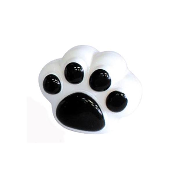 ■品番：HM9-673■カラー：ホワイトベース／ブラック■デザイン：肉球■材質：ABS樹脂製■リアワイパーボルト径6mm／8mm共通■付属品：アダプター、ラバー