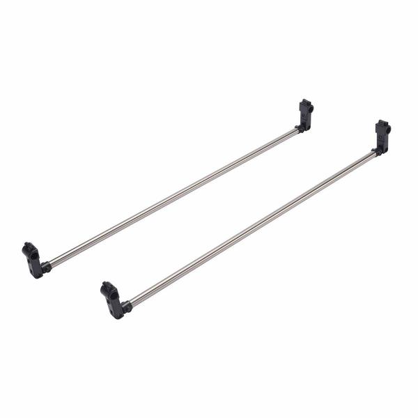 ■メーカー品番：NS111■カラー：シルバー■サイズ：H35×W1230×D50(mm)■重量：1420g■耐荷重：1本あたり10kg(合計20kg)まで■2本入り  ■サイドバー専用のハンガーバーM 2本入り。■ノア・ヴォクシー/ステップ...