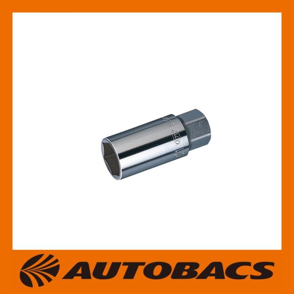 用途■自動車のアルミホイールナットの締め、緩めに使用する専用ソケットです。■薄肉タイプで化粧ナットの損傷を抑えるゴムクッション付きです。口径形状:6角 差込角(mm):9.5 二面幅(mm):21 外径(mm):27.5 全長(mm):15