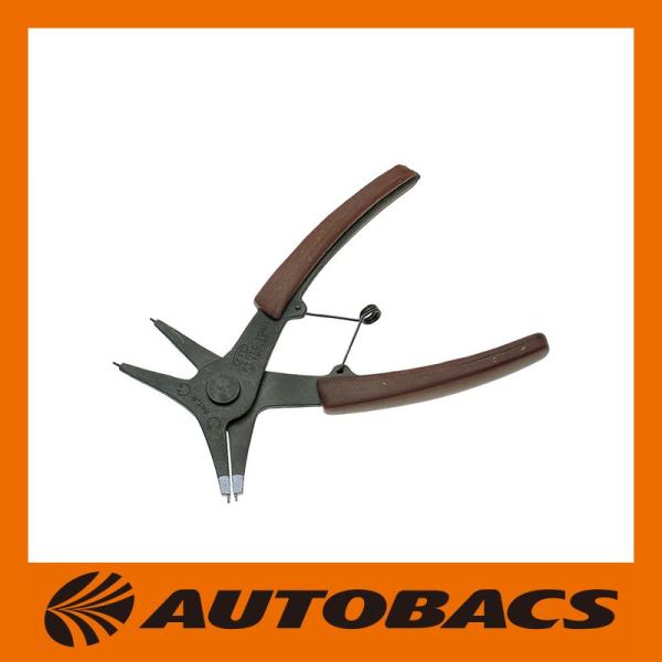 軸穴兼用なので作業性が向上。クロー径:φ1.2 仕様範囲:軸■穴兼用10〜40 全長(mm):180 質量(g):200