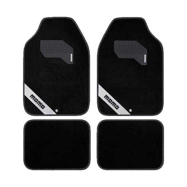 ■品番：CM12BWJ■パーツ点数：前席2枚　後席2枚■サイズ：前席 約43×65cm（ヒールパッド付き）　後席 約40×29cm■品質：表面 ポリエステル PVC アルミ　裏面 PVCスパイク加工