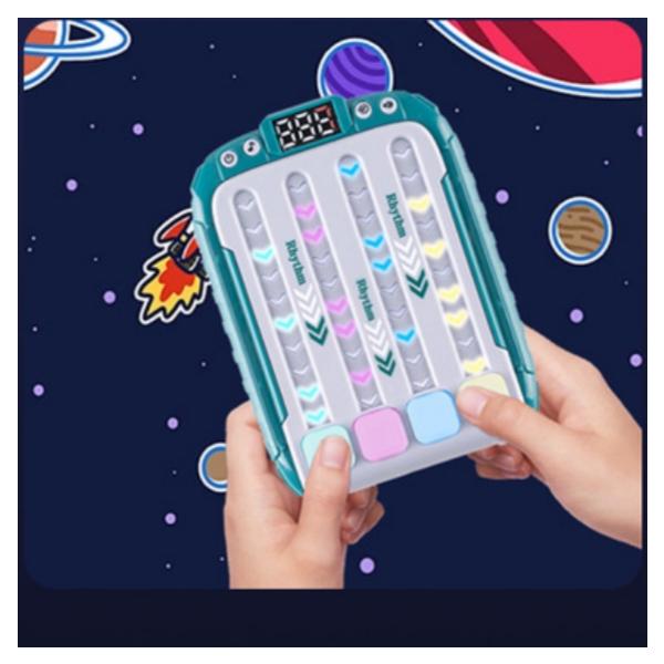 ・難易度が選べます！イージーからハードの6つのレベルで遊べます。・指先や目のトレーニング、集中力、反応力、リズム感などを鍛える知育玩具です。・子供も大人も遊べるリズムゲームとなっております。プレイ動画https://youtube.com/...