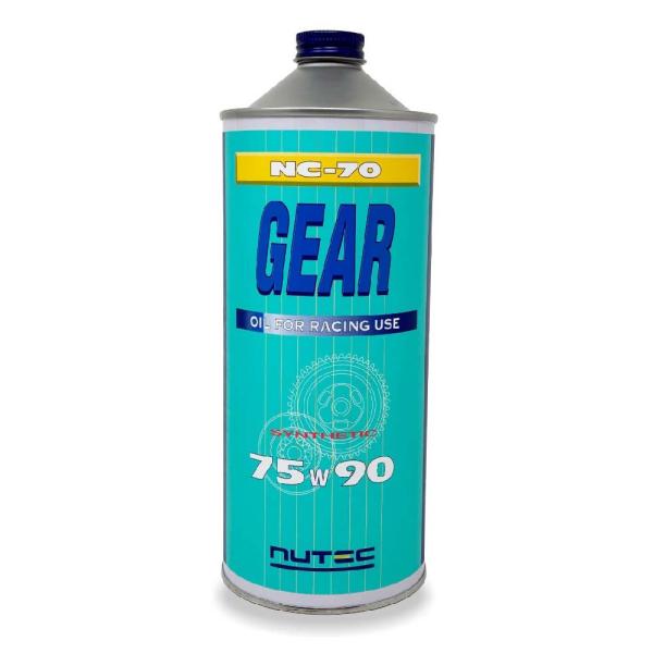 ■商品名NUTEC （ニューテック）ギヤオイルNC-70■商品説明・シリーズ：RACE OIL・型番：NC-70・SAE粘度：75w90・容量：1L・種類：100％化学合成（エステル系）NC-70ギヤオイルはレース用として開発したものです。...