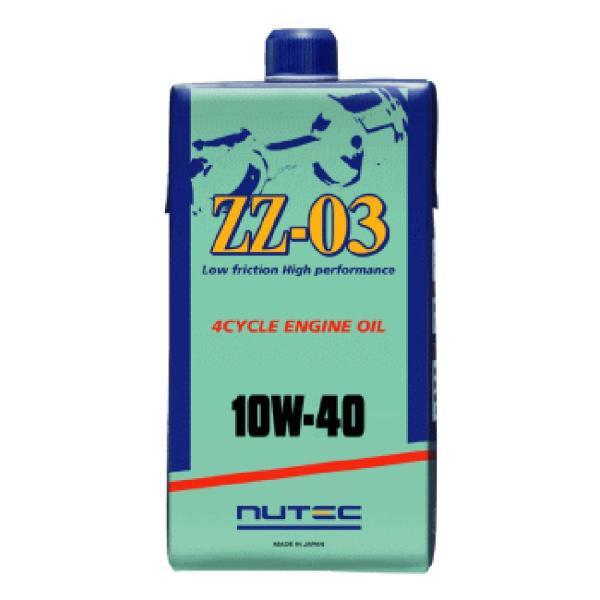■商品名NUTEC （ニューテック）エンジンオイルZZ-03■商品説明・シリーズ：ZZ・型番：ZZ-03・SAE粘度：10w40・容量：1L・種類：水素化精製油 / VHVI（Ｇr3）ストリートやライトチューニング用に開発されたエンジンオイ...