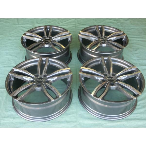 メーカー：ＭＡＫ　ＬＵＦＴ　ＦＦ　ガンメタリックミラーホイールサイズ：９．５Ｘ１９　５Ｈ　ＰＣＤ１２０　インセット４８車   種：ＢＭＷ　Ｘ５（Ｅ５３）、Ｘ６（Ｅ７１）　など。年式によります。新品ホイールのみ４本セットです。画像はイメージで...