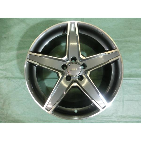 メーカー：ＭＡＫ　ＳＴＥＲＮＡ　ガンメタリックミラーホイールサイズ：９．０Ｘ１８　５Ｈ　ＰＣＤ１１２　インセット２５対応車種：アウディ　Ａ4オールロードクワトロ、Ａ５、Ｓ５、Ｓ５スポーツバックカブリオレ　など。年式によります。新品ホイールの...