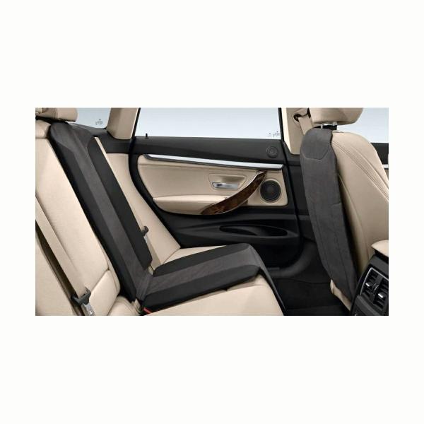 BMW3シリーズ(G20)／5シリーズ(G30)／X3シリーズ(G01)等用 BMW純正 フロントシート バックレスト／チャイルドシート保護マット セットです。フロントシート背もたれ用保護マットは前の座席の背面に取り付けられ、リアパッセンジ...