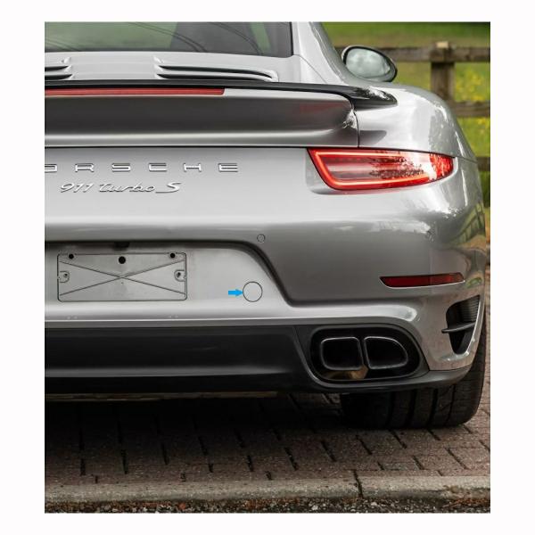 ポルシェ 991.2(911) ターボ／ターボS／GT2 RS用 ポルシェ純正 リア トーフック アイ カバー キャップです。・ポルシェ純正パーツ・カラー：未塗装・991.2(991後期モデル)用＊画像はイメージです。