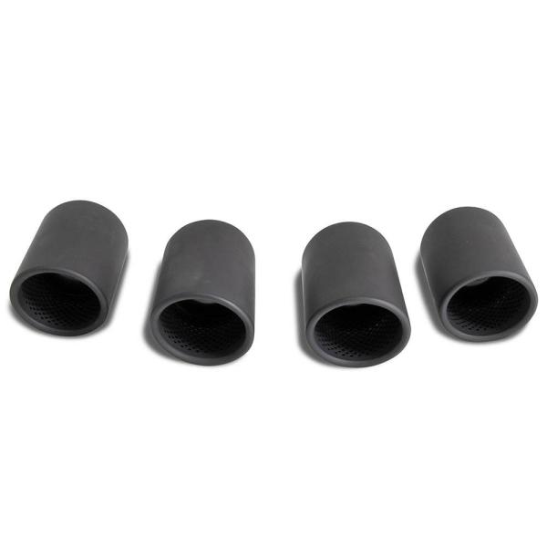 Cargraphic(カーグラフィック)のクアッドラウンド・マフラーチップ(マットブラック)です。〇特徴・出口径：4"(100mm)・素材はSS304L軽量ステンレススチール・ダブルウォール・スラッシュカット〇内容物マフラーチップ本体 4個...