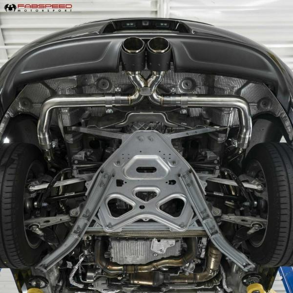 Fabspeed(ファブスピード)の ポルシェ 718ボクスター/ケイマン(982)用マックスフロ パフォーマンスエキゾーストシステムです。ボクサーエンジンの特性を引き出す超軽量のパフォーマンスソリューション。非常に洗練されたポルシェトーン...