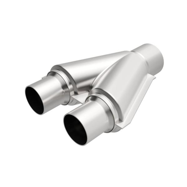 MagnaFlow(マグナフロー)のパフォーマンスエキゾースト Yパイプ(ユニバーサル) 2.5X2.25インチです。ステンレススチール製クロスオーバーパイプは、従来のHパイプに比べて技術の大幅な進歩を表しています。より緩やかな半径により、...