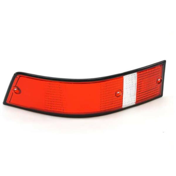 Stoddardのブラックトリム・テールライトレンズです。ポルシェ 911(901)や930に適合します。左テール用。テールライトレンズは破損や経年劣化が起こりやすいパーツのひとつです。北米仕様の純正テールライトを参考にリプロされた新品レン...