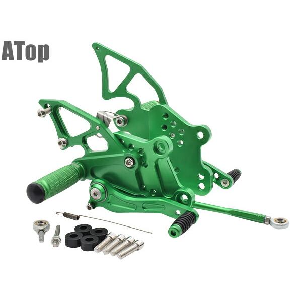 適合車種 KAWASAKI(カワサキ)NINJA250 ニンジャ250 2013〜2017商品詳細アルミ削り出しのニンジャ250用バックステップになります。アルミ削りだしで制作されており、精度が非常に高いです。またカラーも綺麗にアルマイト処...