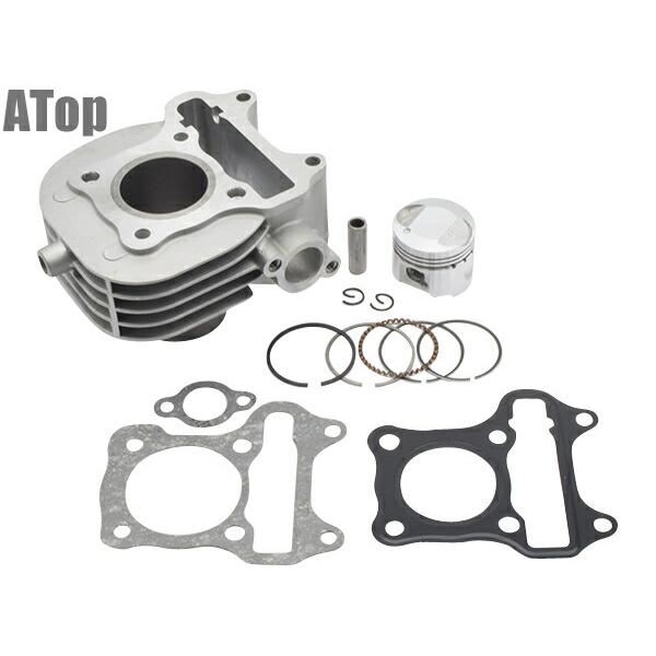 【適合車種】SUZUKI(スズキ)レッツ4 CA41A CA43A CA45A CA46Aレッツ5 CA47AV50 CA42A CA44Aサイズ：39mm材質：アルミ【商品詳細】レッツ4/5用の高品質なシリンダーキットです。ノーマルサイズ...