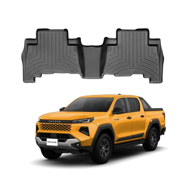 新型 HILUX ウェザーテック カーマット 防水 フロアライナー適合確認の際には、下記をご記載の上、お問い合わせください。・メーカー/車種/グレード・初年度登録年式/型式・ガソリン/ハイブリッド/PHEV/ディーゼル・その他（オートマ o...