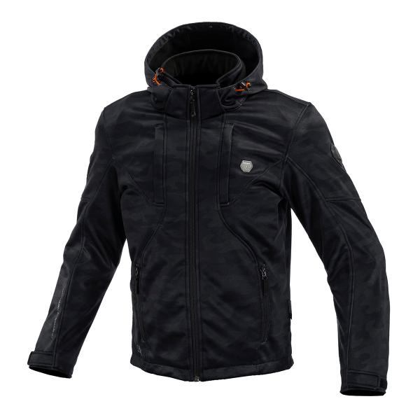 防風性と保温性に優れるソフトシェル生地を使用したライディングパーカ。別売りのオプションライニングと組み合わせることでオールシーズン対応可能。・胸部プロテクター [men's]SK-689 ( ハードタイプ ) [ladies'] SK-68...