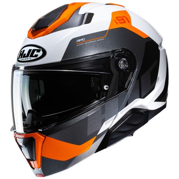 ツーリングを快適にするサンバイザー付きツーリングシステムヘルメット・ポリカーボネートシェル・格納式サンバイザー（ダークスモーク）・ACS(Advanced Channeling Ventilation System)・DMS（Dynamic...