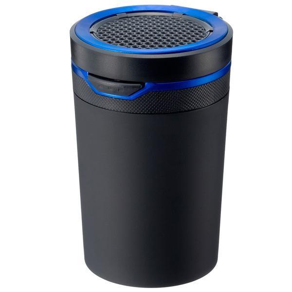 ソーラーリングアッシュ●スポーツテイストのブルーが映える灰皿●消火穴詰まりを解消するクリーニング機能付き●スーパースリムの太さ(5〜8mm)対応の消火穴とタバコ置き【仕様】製品サイズ：H114×W74×D83カラー：ブルーメーカー：星光産業...