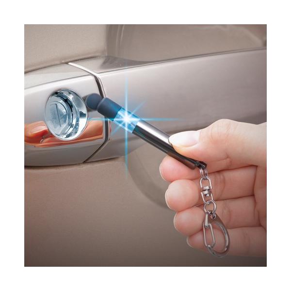 ●人体やお車のボディに帯電している静電気を減少させ、除電を光で確認できるアイテムです。（ご自宅のドアなどにもご使用できます。）●静電気を吸収すると、フラッシュバルブ（閃光電球）がブルーに発光します。●静電気が放電するときの不快な『バチッ★』...