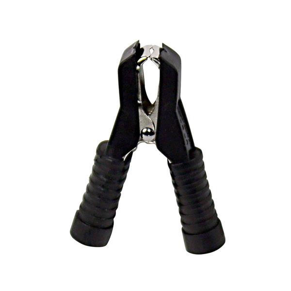 ブースタークリップカバー付 25A/12V用 ●銅線の太さ：約2mm2●材質：（クリップ）鉄に銅メッキ使用 （スリーブ）エンビ●厚み（板厚）：0.5mm