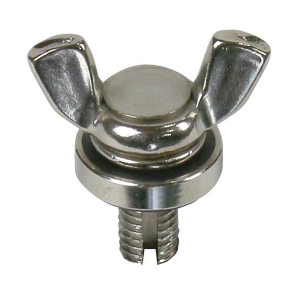 エアー調整ネジ(パッキン付)　【適合商品】F-50・F-51・F-52材質スティールメッキ本体サイズ / 重さ約φ8mm約30g