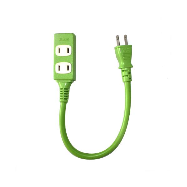 ◆◆用途◆◆15A・3ッ口・0.5mスリムショートタップ。◆◆機能◆◆耐寒性に優れたやわらかい電線を使用した延長コードです。◆◆仕様◆◆●定格：15A・125V。●コンセント：2PX3ツ口。●色：緑。●電線サイズ：VCT2芯X1.25sq。...