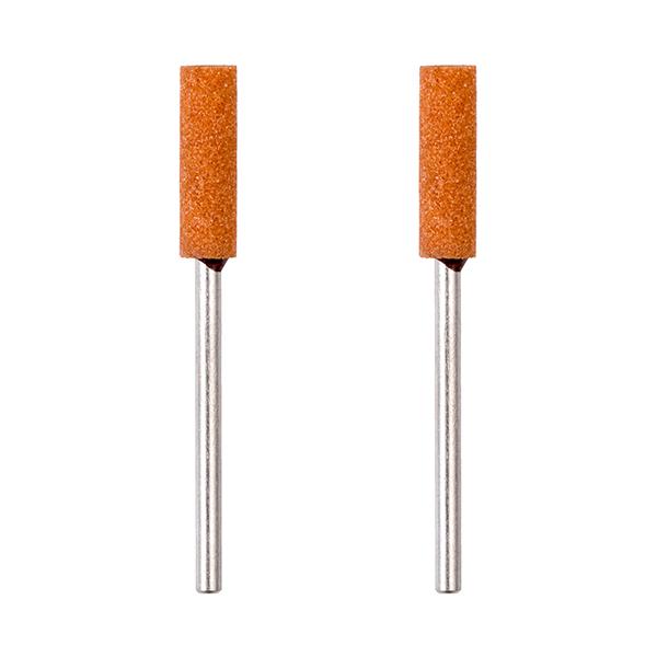 ◆◆用途◆◆鉄、アルミ、真鍮などの研削、研磨。◆◆機能◆◆WA砥石はしなやかさに富み、なめらかな研削が可能です。◆◆仕様◆◆●シャフト径：2.35mm。●形状：棒型径5.1mm×17mm。●2本入。●適合機種：No.26700・26800・...