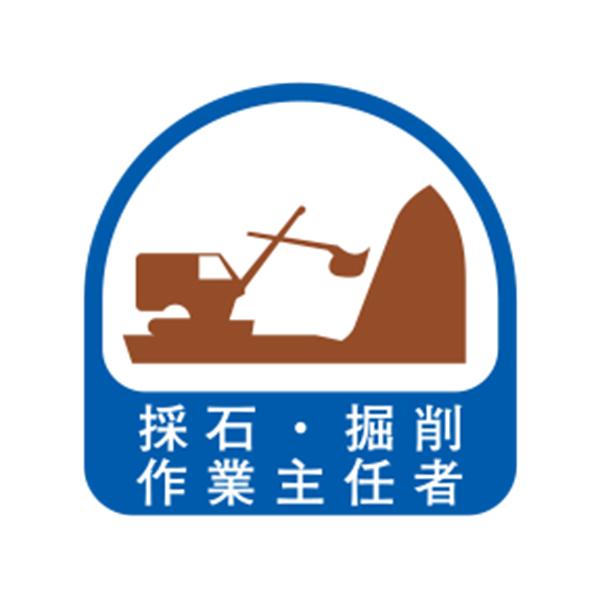 ◆◆用途◆◆ヘルメットシール。◆◆機能◆◆用途が一目で分かるヘルメット用シールです。◆◆仕様◆◆●サイズ：35×35mm。●採石・掘削作業主任者。●2枚入。◆◆材質◆◆●紙。※※注意事項※※ヘルメットのアール部分に注意して、シワや空気溜りに...