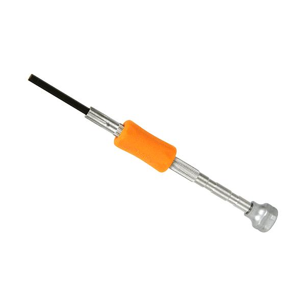 ◆◆用途◆◆精密機器・ホビー等の組立・修理・分解用精密ヘックスドライバー。◆◆機能◆◆精密部分でのヘックスネジの締め作業に適しています。◆◆仕様◆◆●サイズ：対辺2.5mm。●軸長：24mm。●全長：104mm。●クッショングリップ色：黄。...