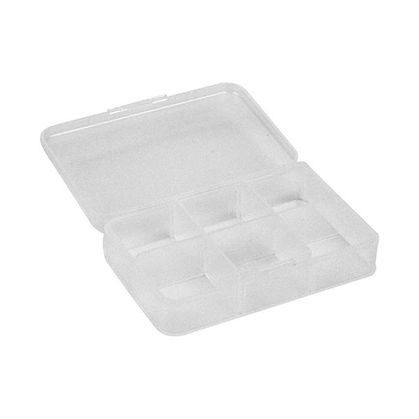 ◆◆用途◆◆パーツ等小物類の収納。◆◆機能◆◆取り外せる仕切板2枚付きです。中身が見易いクリアータイプです。◆◆仕様◆◆●外寸：87×60×20mm。●色：クリア。●内寸：82×26×深さ17mm×2列。●可変式仕切板2枚付。◆◆材質◆◆●...