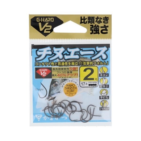 針号数： 2号針重量： 50.0mg線径： φ0.64mm強度： (フトコロ)3.2kgf入数： 17本推奨ハリス： 1.0−2.0号釣り方、フィールド： 磯釣り(上物)代表対象魚： クロダイ(黒鯛)JANコード：4549018609240...