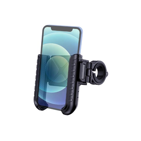 自転車用スマートフォンホルダースマホが取り出しやすいオープンタイプ大きさを固定でき、一度調整すると差し込むだけで簡単にセットできるワンアクションスマートロック機能ボールジョイント機構で360度回転可能。縦画面でも横画面でも使用可能しっかり固...