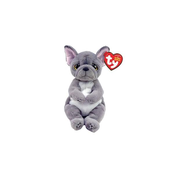 Beanie Bellies ウィルフレッド (M)手触り抜群。実際のどうぶつと同じ色合いが年齢、性別問わず愛されている商品。Tyのロングセラー商品です。Name:WILFRED - dog gray bellyPOEM:“I may be...