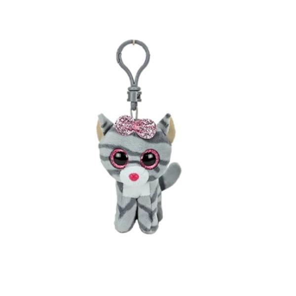 Beanie Boo's キキ (KC)Tyを外にも気軽に持っていける。鍵をつけるだけではなく、バッグにつけてチャームみたいに使える、ファッションアイテム。Name:KIKI - grey catBirthday:8月16日POEM: “M...