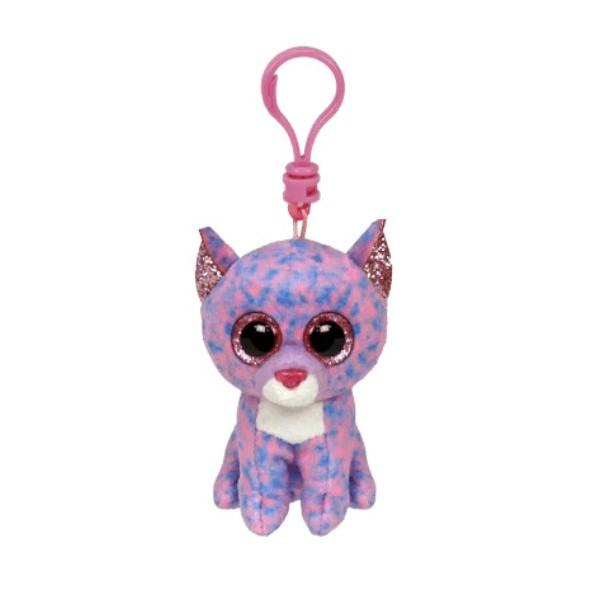 Beanie Boo's キャシディー (KC)Tyを外にも気軽に持っていける。鍵をつけるだけではなく、バッグにつけてチャームみたいに使える、ファッションアイテム。 Name:CASSIDY - cat lavenderPOEM:“A ca...