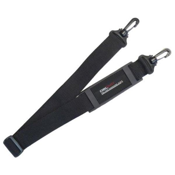 肩掛け用のショルダーベルト！ 折りたたみバケツやジャンピングバケツと併用でき 非常に便利です！【特長】●ゴムパットでずれにくい商品名：DBLTACT ショルダーベルトJANコード：4954458157204品番：DT-SB-BKベルト長さ：...