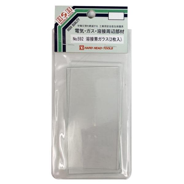商品名：H&amp;H 素ガラス(溶接面用)No.592JANコード：4954458120505品名：素ガラス(溶接面用)仕様：2枚入