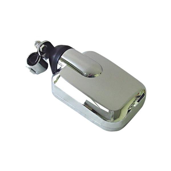 運転時の死角をカバーするサポートミラー●高級ブライド材クロームメッキブラケットを使用。●運転時の死角をカバーするサポートミラー。品番 KM-971JAnコード 4907986709711取り付け適応寸法 19φ〜27φ鏡面サイズ 100×1...