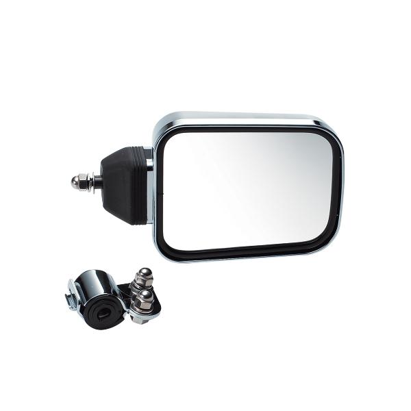 運転時の死角をカバーするサポートミラー●高級ブライド材クロームメッキブラケットを使用。●運転時の死角をカバーするサポートミラー。品番 KM-973JAnコード 4907986709735取り付け可能サイズ φ28〜30mm鏡面サイズ 100...