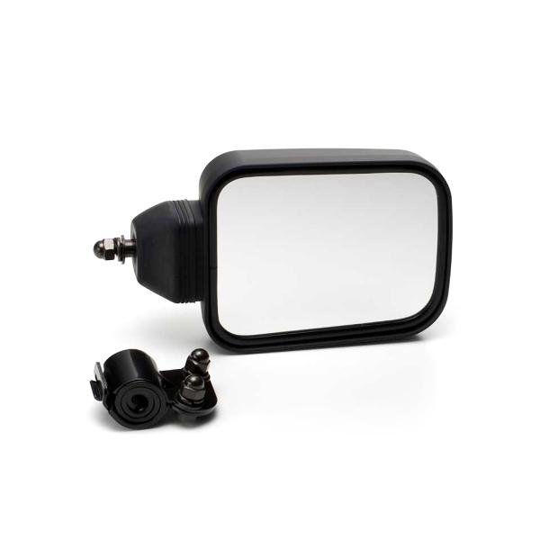 運転時の死角をカバーするサポートミラー●高級ブライド材黒カチオン塗装ブラケットを使用。●運転時の死角をカバーするサポートミラー。品番 KM-974JAnコード 4907986709742取り付け可能サイズ φ28〜30mm鏡面サイズ 100...