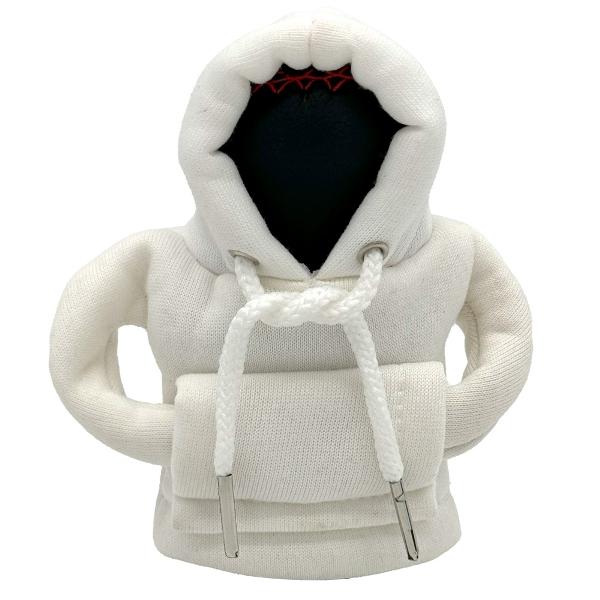 シフトノブをオシャレにかわいくシフトノブの熱さ・寒さ対策に！！材質：ポリエステル+スチール・ステンレスフードをかぶせたまま操作可能ですが。車種により操作できない車種もございます。品番:BM-673品名:パーカーノブカバー ホワイトカラー:ホ...