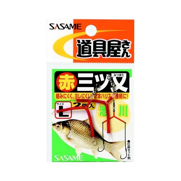 昔ながらの三つ又。池や川など様ーな場所で使用。サイズ： M入数： 2個釣り方、フィールド： 渓流釣り代表対象魚： ワカサギ(公魚)