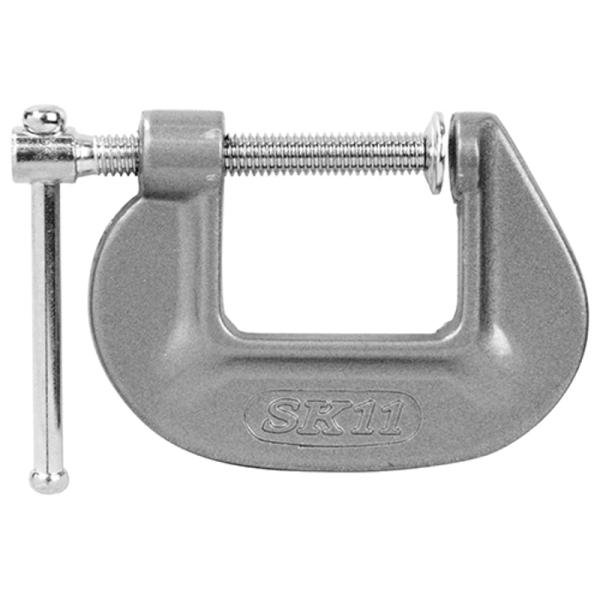 アルミ合金製で軽量タイプのクランプです。■■■用途■■■木工作業などの仮止め。■■■機能・特徴■■■アルミ合金製で軽量タイプのクランプです。■■■仕様■■■●最大口開き：25mm。■■■注意事項■■■吊リ具として使用しないで下さい。本来の使...