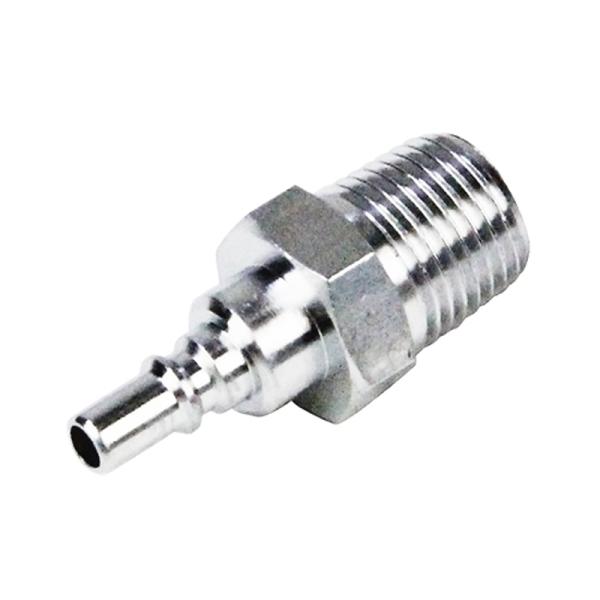 超小型空圧制御器用カプラです。■■■用途■■■エアー配管継手(マイクロカプラ)。■■■機能・特徴■■■スリーブ外径9.5mmの小型・軽量タイプです。押しこむだけのワンタッチ接続です。■■■仕様■■■●PT1/8メネジ取り付け用(プラグ)。●...