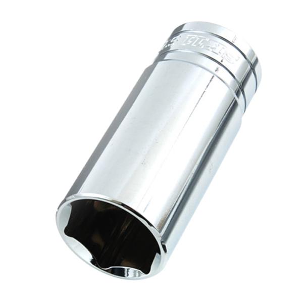 突き出たボルトのナットに最適なディープタイプです。■■■用途■■■六角ボルト、ナットの締め緩め作業。■■■機能・特徴■■■ボルトが飛びだしている場合や、奥まった場所での作業に適しています。■■■仕様■■■●差込角：9.5mm(3/8インチ)...