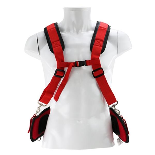 深紅に染まる逸品「紅」シリーズのサポートベルトセットです。■■■用途■■■腰袋・工具の携帯、腰の負担の軽減。■■■機能・特徴■■■サポートベルトとサスペンダーセットです。裏側メッシュ素材&amp;滑り止め加工です。クッション付きサスペンダー...