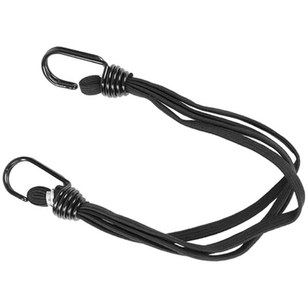 伸縮性のある両端フック付の平ゴムです。■■■用途■■■荷物の仮固定や結束。■■■機能・特徴■■■耐候性があり、四つ又になっているため四面から固定することができます。■■■仕様■■■●幅：9mm×4本。●長さ：30cm。