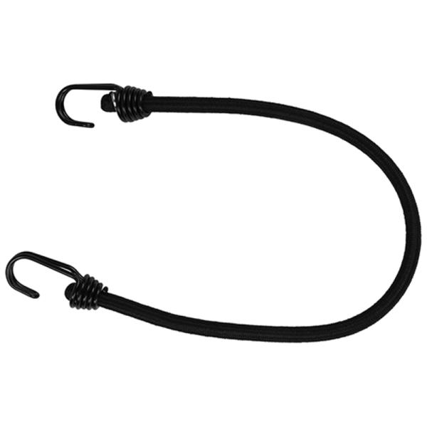 伸縮性のある両端フック付の丸ゴムです。■■■用途■■■荷物の仮固定や結束。■■■機能・特徴■■■伸縮性のある天然ゴムをPPの被膜て覆っているため耐候性があります。■■■仕様■■■●太さ：10mm。●長さ：50cm。