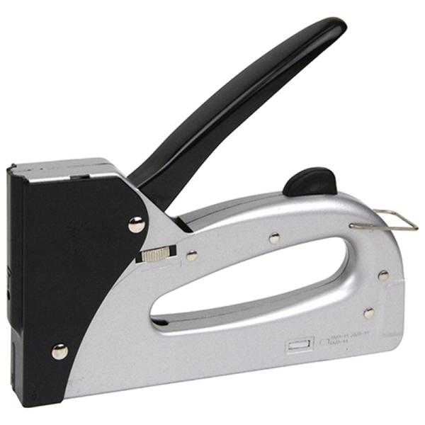 打ち込みの強さを調整できる、ハンドタッカーです。■■■用途■■■木材への固定、打ち込み。■■■機能・特徴■■■紙・布・ビニールなどを木材に固定できます。レバーを調整することで、打ち込みの強さを調整できます。対象物の硬さに応じて、打ち込み強さ...